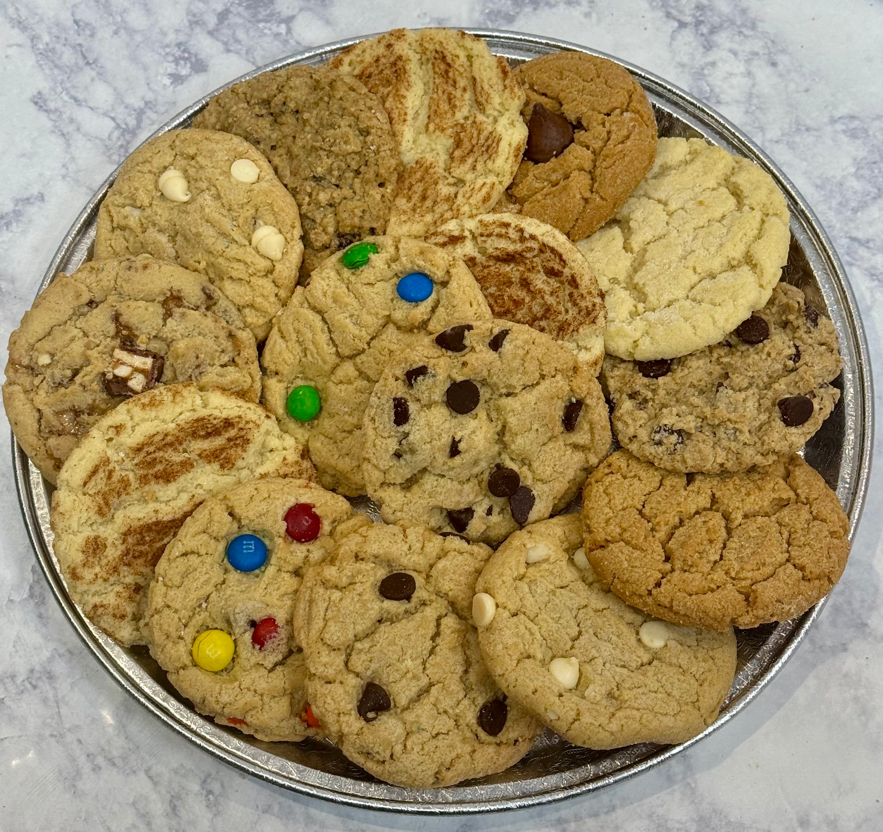 Large Cookie Tray Traditional Cookie Assortment – Blondie's Cookies, Inc.